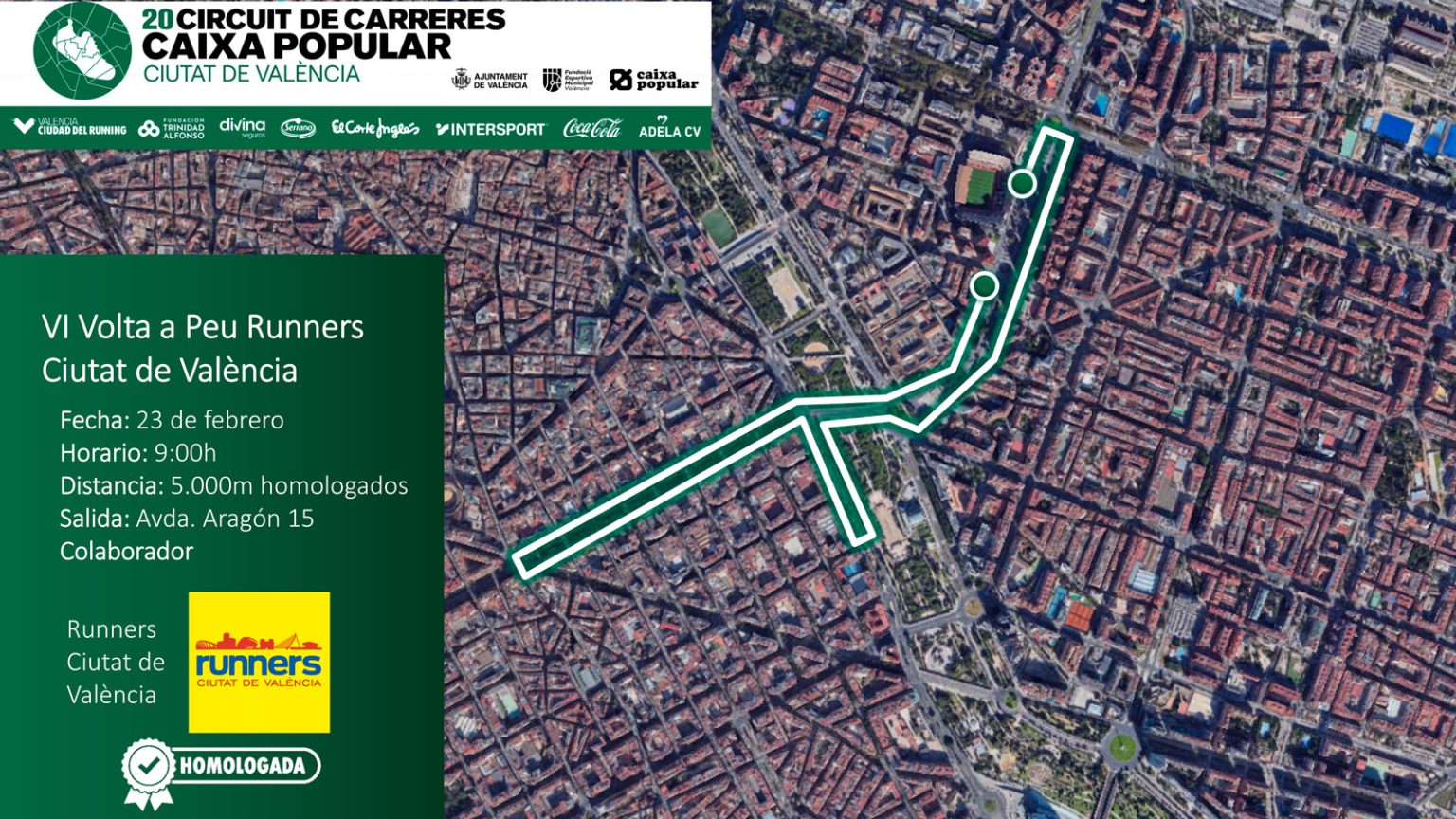 El Circuit prepara la Carrera 5KRunners Ciutat de València
