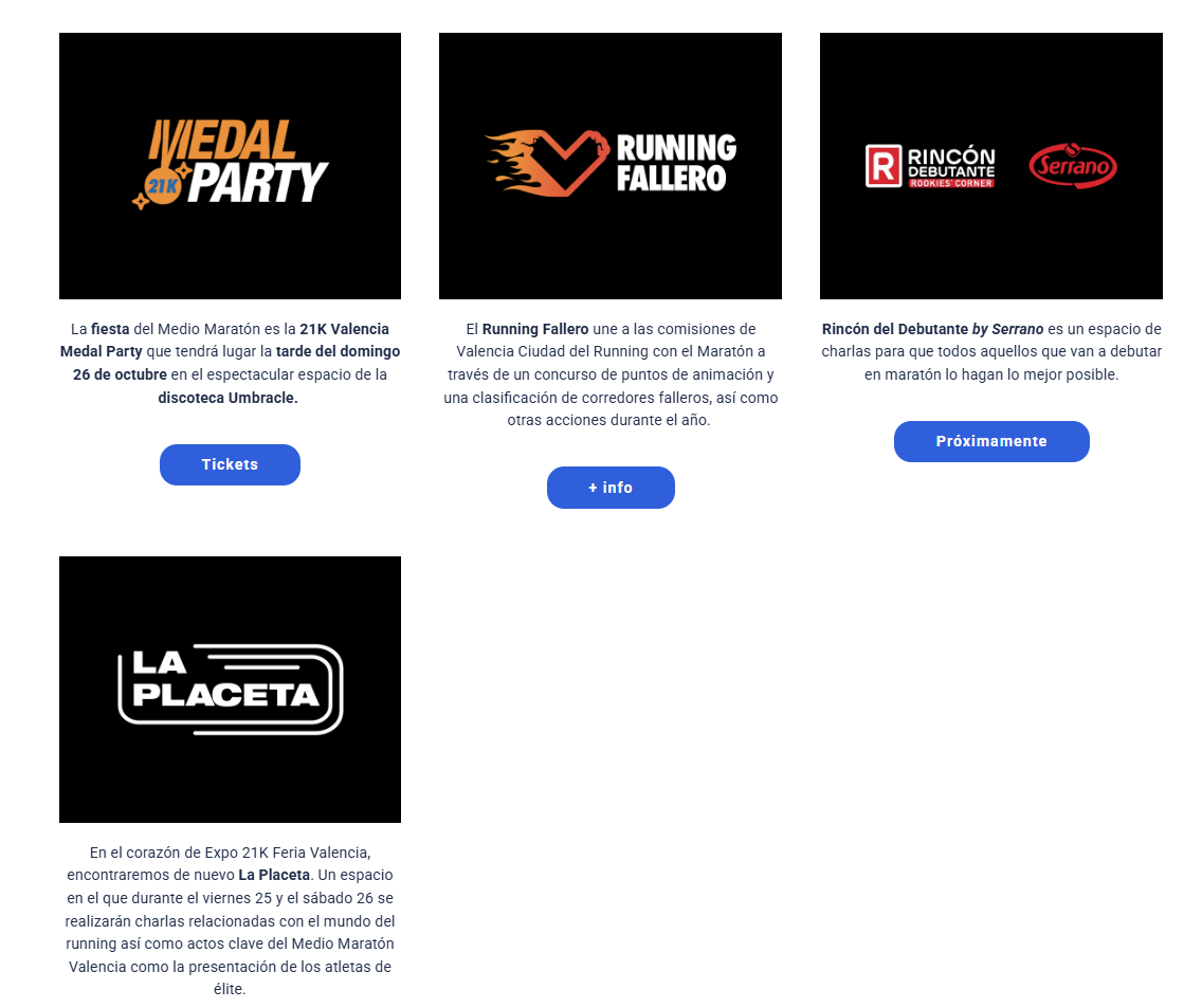 Parallel events 21K · Valencia Ciudad del Running