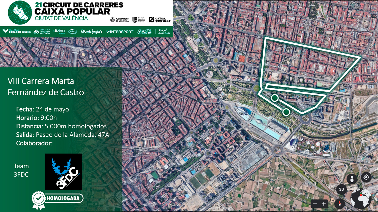 VIII Carrera Marta Fernández de Castro · Valencia Ciudad del Running